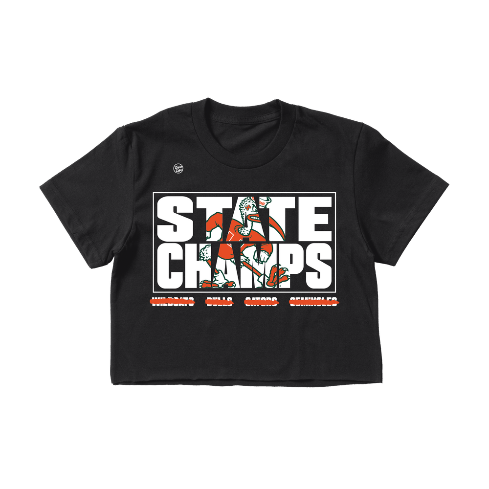 Miami Hurricanes Women's State Champs Crop